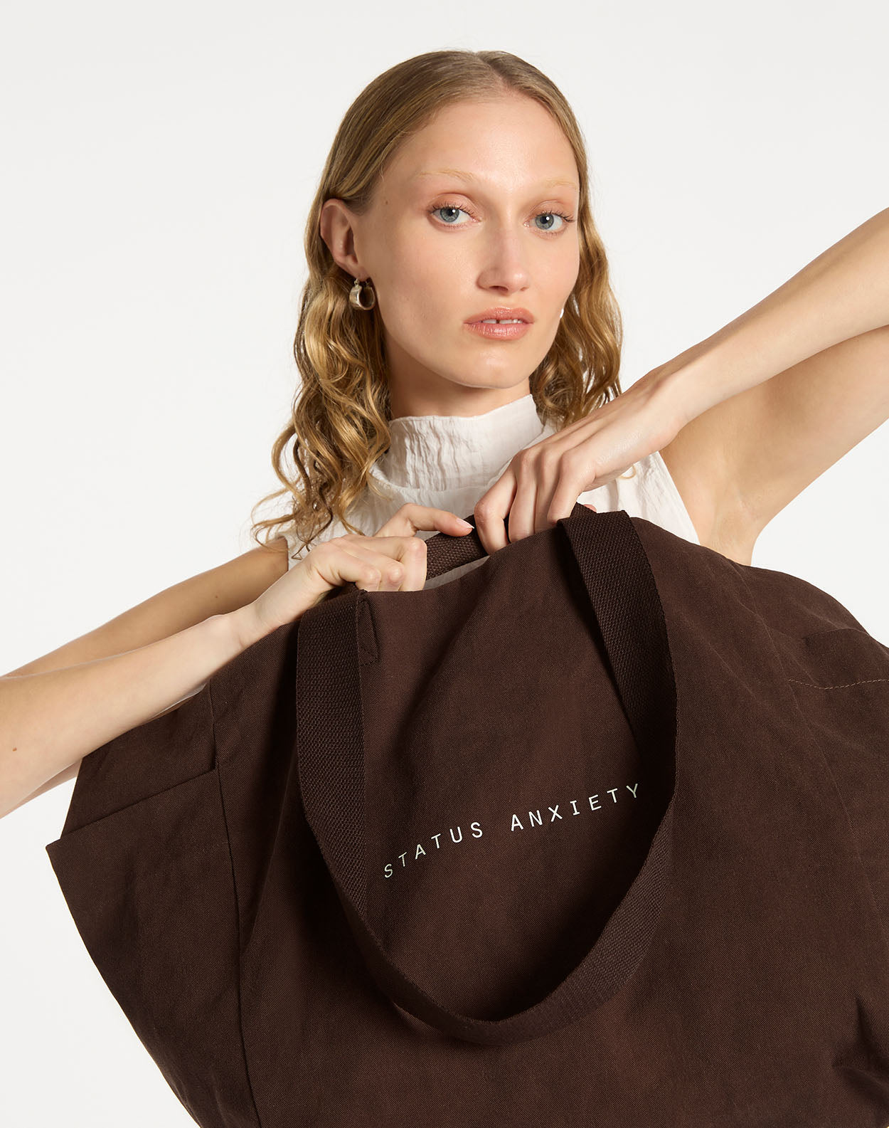 Knees Deep Oversized Tote Bag | Status Anxiety