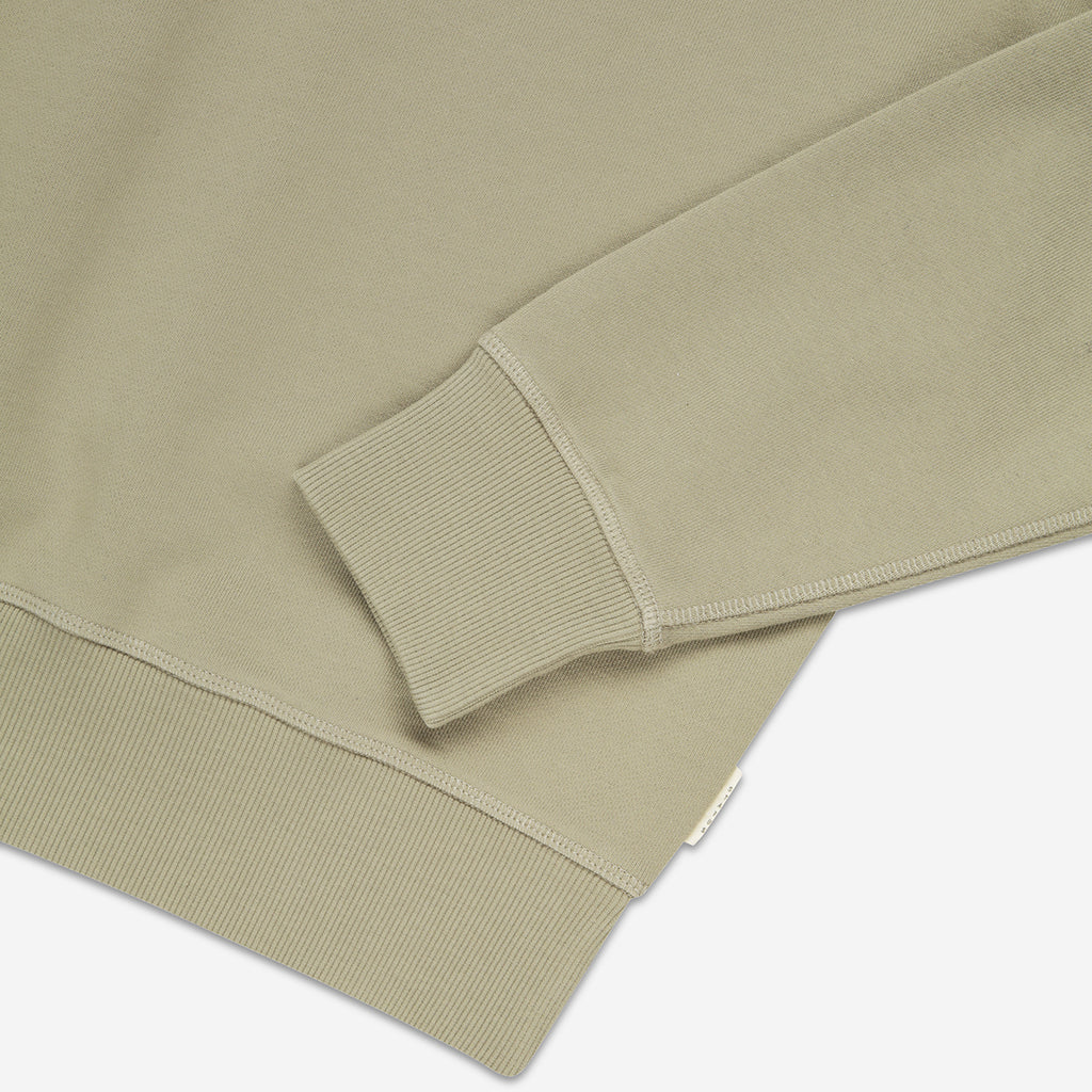 Could Be Nice Women's Washed Sage Jumper with Logo | Status Anxiety®