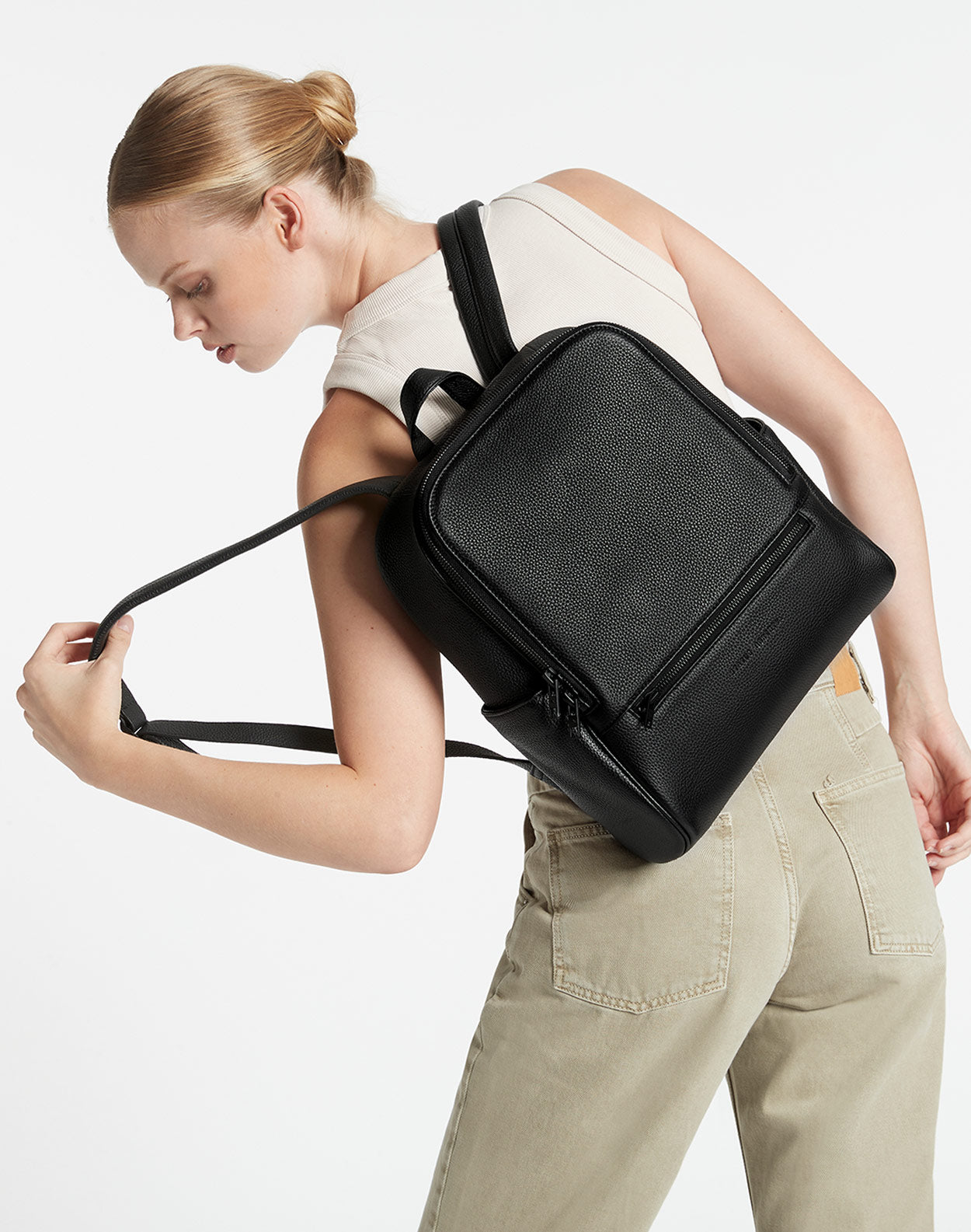 If You Call Leather Backpack | Status Anxiety