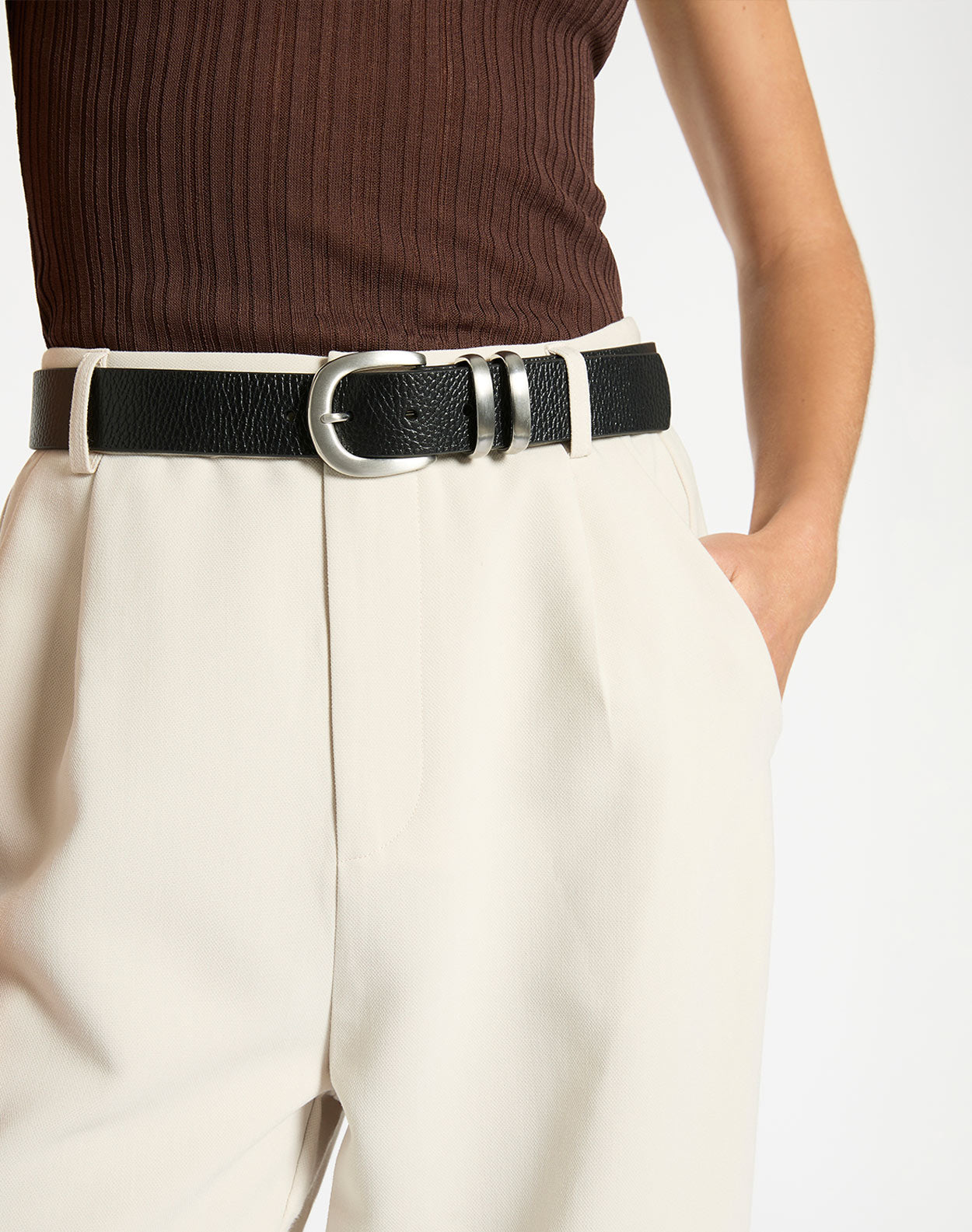 Let It Be Leather Belt | Status Anxiety