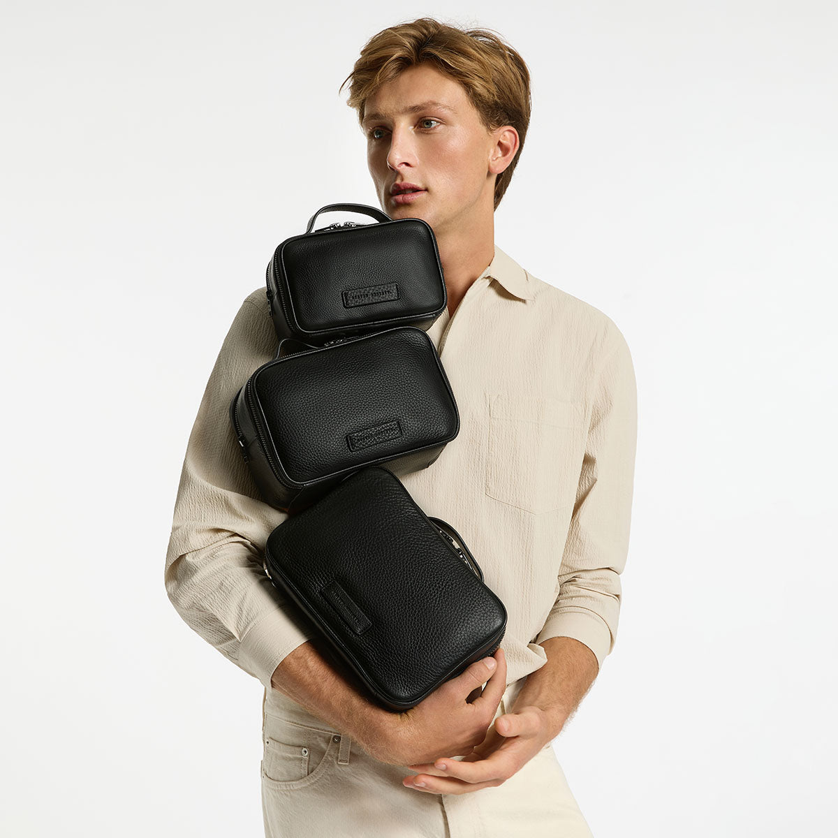 Men's Leather Toiletry Bags – Status Anxiety