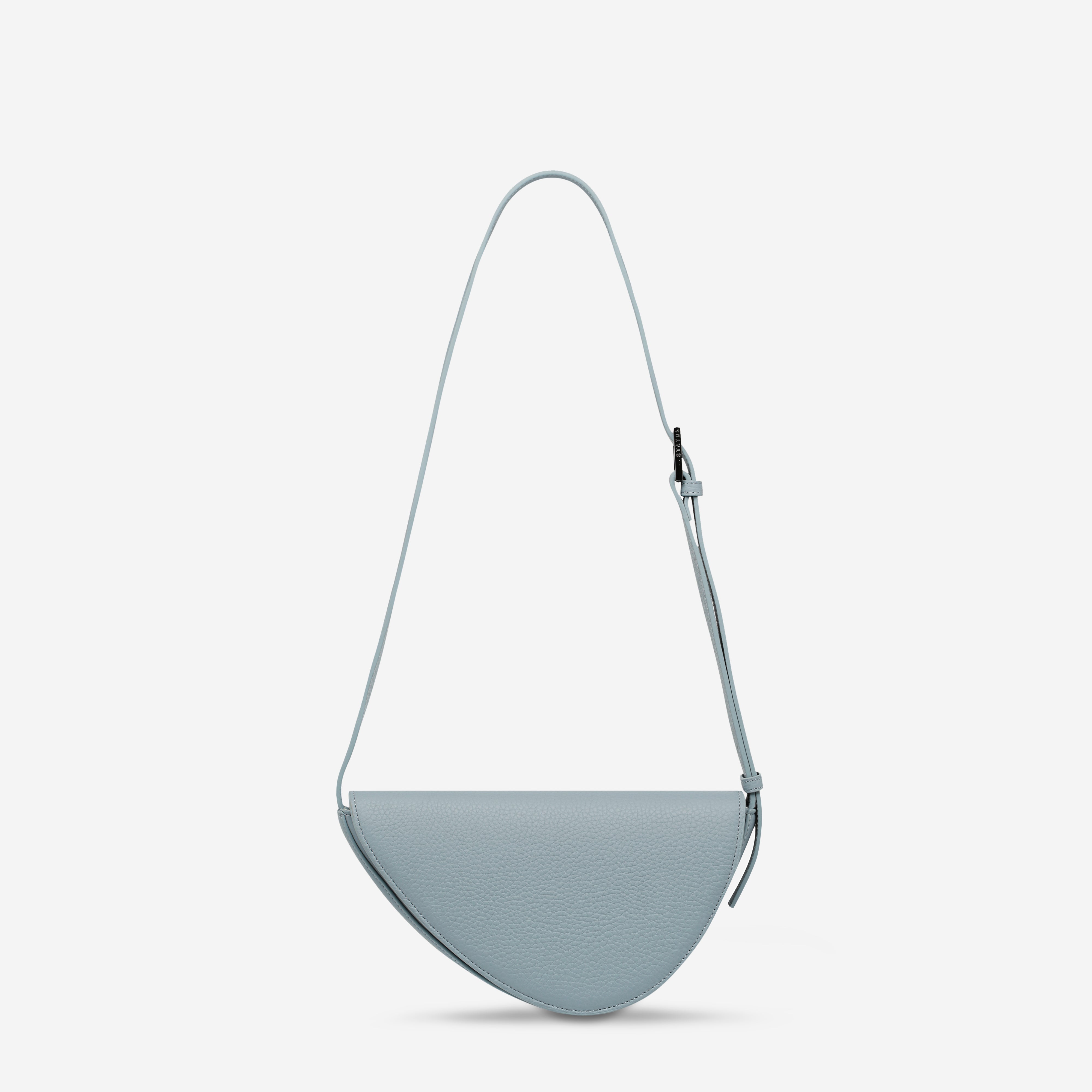 Ethereal Women's Powder Blue Leather Crossbody Bag | Status Anxiety®