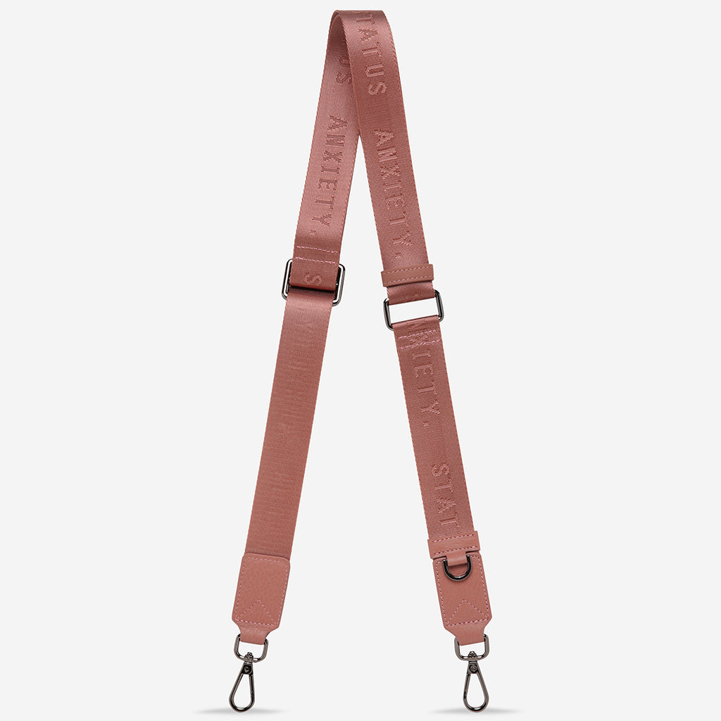Thin Dusty Rose Webbed Strap | Status Anxiety®