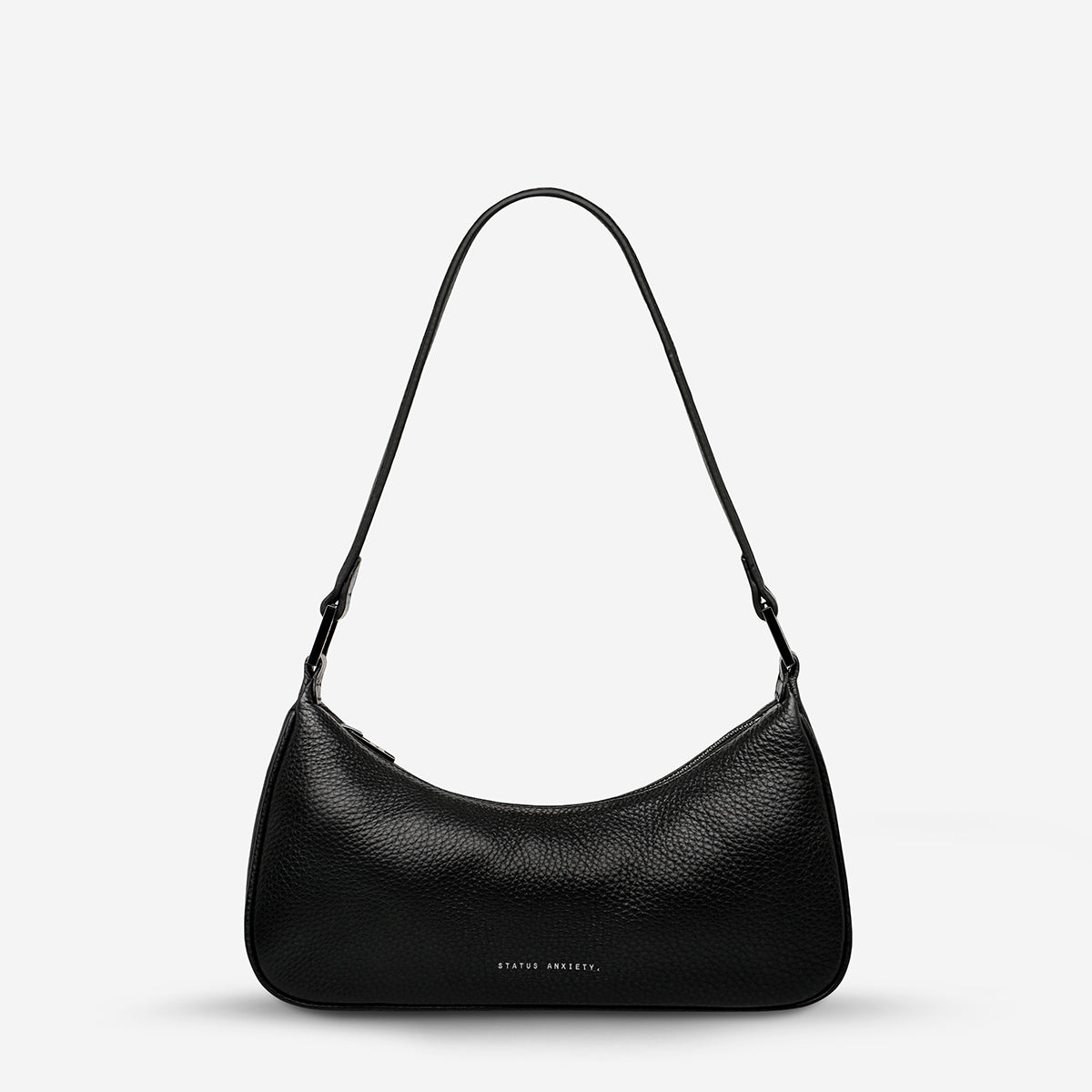 Not That Simple Women's Black Leather Bag | Status Anxiety®