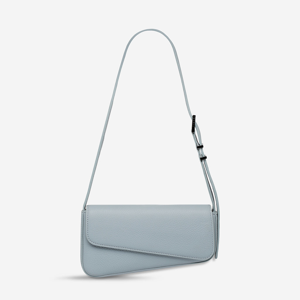 Overnight Obsession Women's Powder Blue Leather Bag | Status Anxiety®