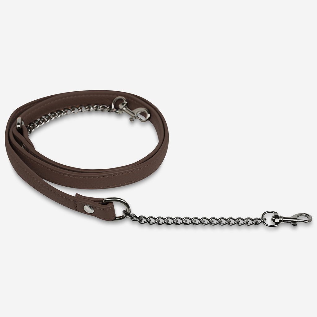 Leather Cocoa Strap With Chain For Bags | Status Anxiety®