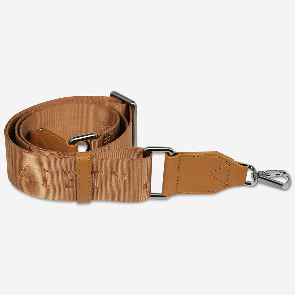 Medium Camel Webbed Strap | Status Anxiety®