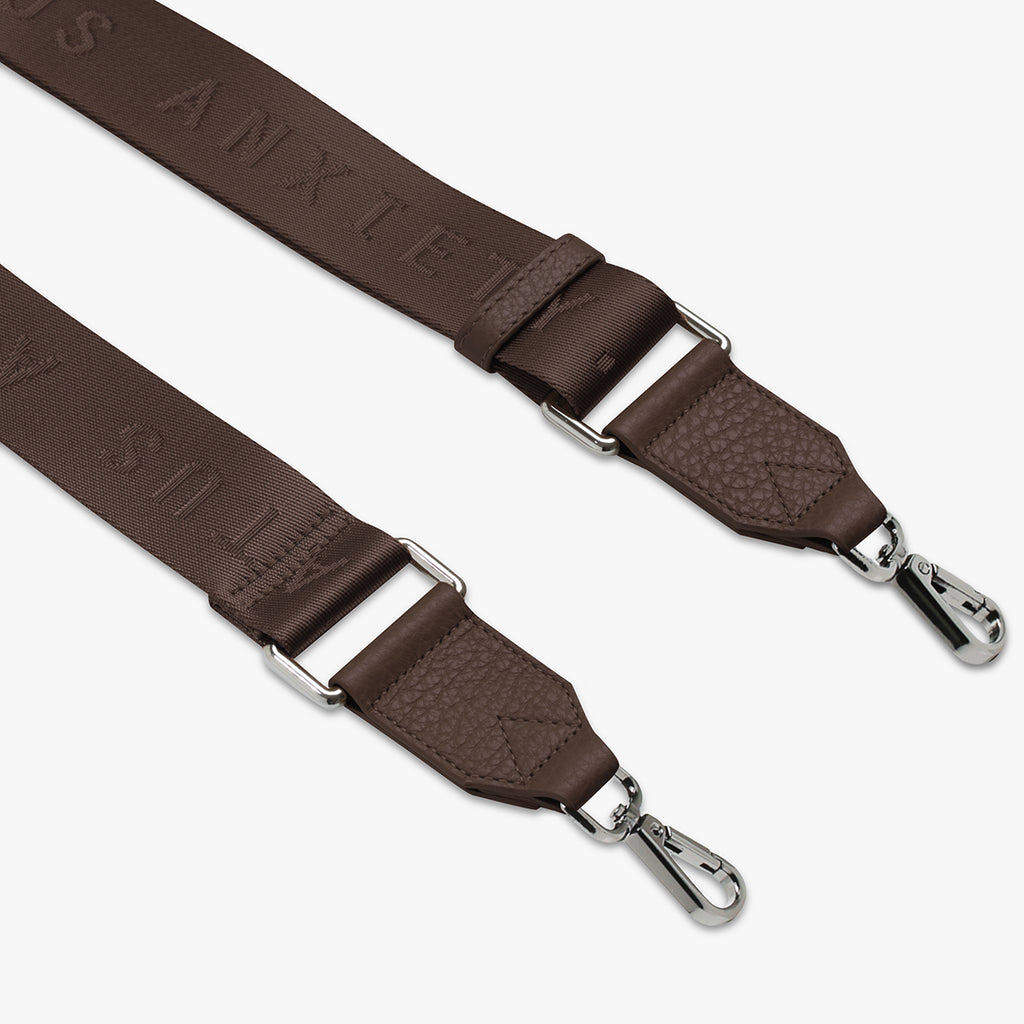Medium Cocoa Webbed Strap | Status Anxiety®