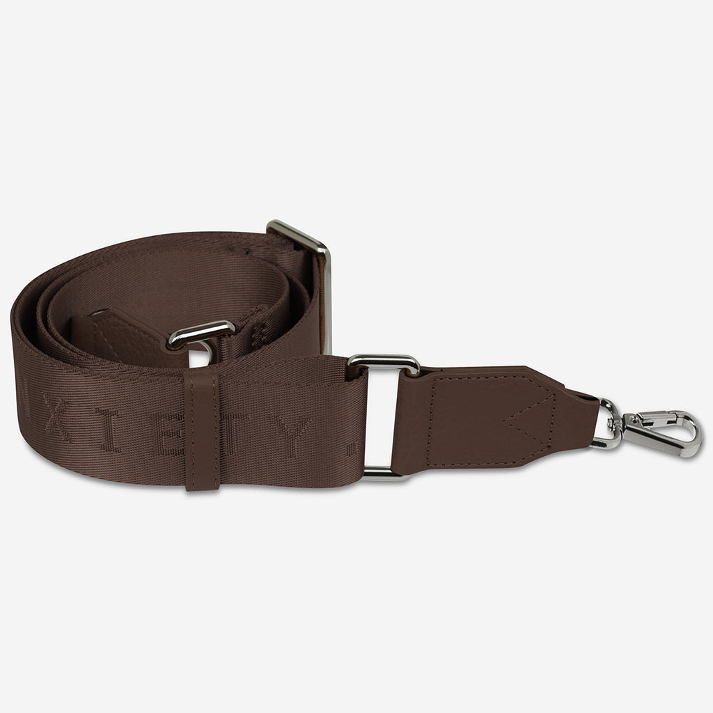 Medium Cocoa Webbed Strap | Status Anxiety®