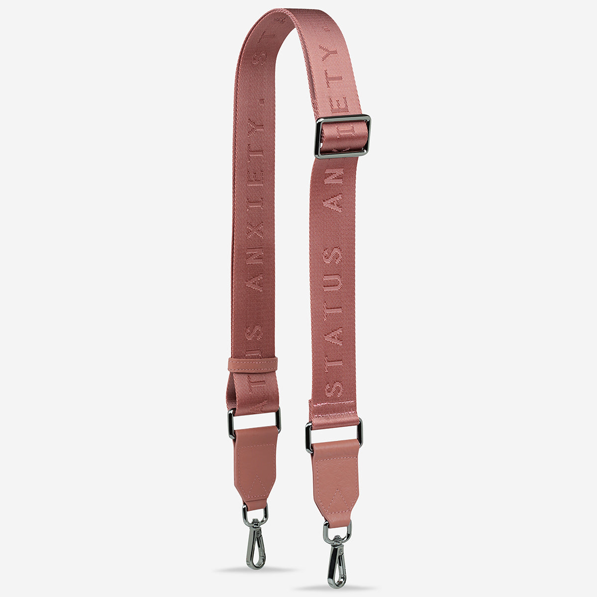 Medium Dusty Rose Webbed Strap | Status Anxiety®