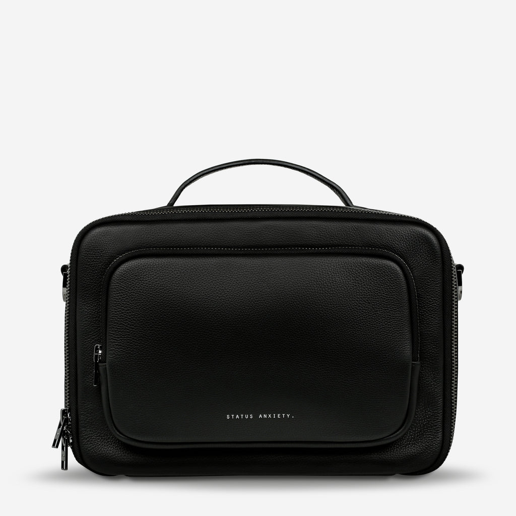 Nostalgia Black Leather Camera Bag | Status Anxiety®