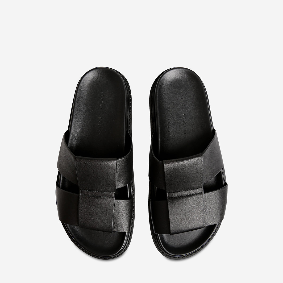 Moon Dancer Women's Black Leather Sandals | Status Anxiety®