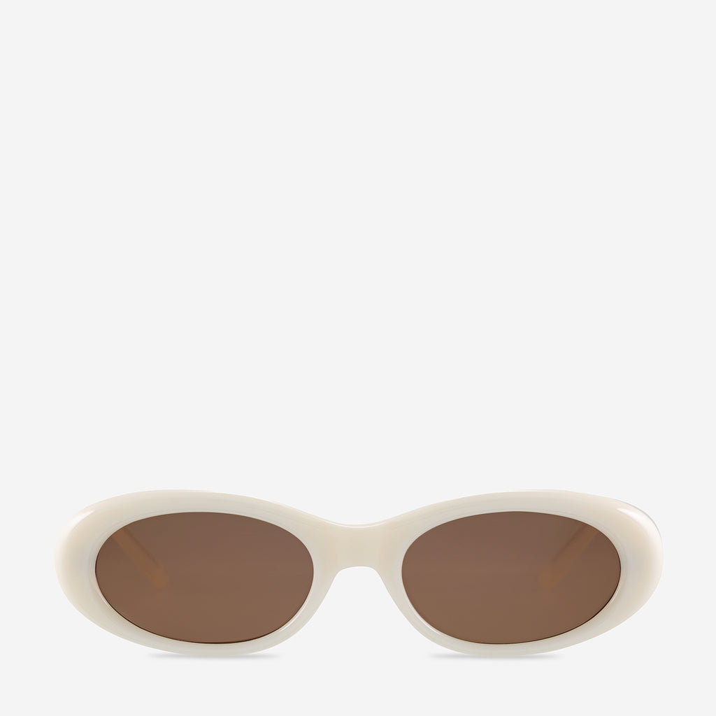 Dopamine Women's Bone Sunglasses | Status Anxiety