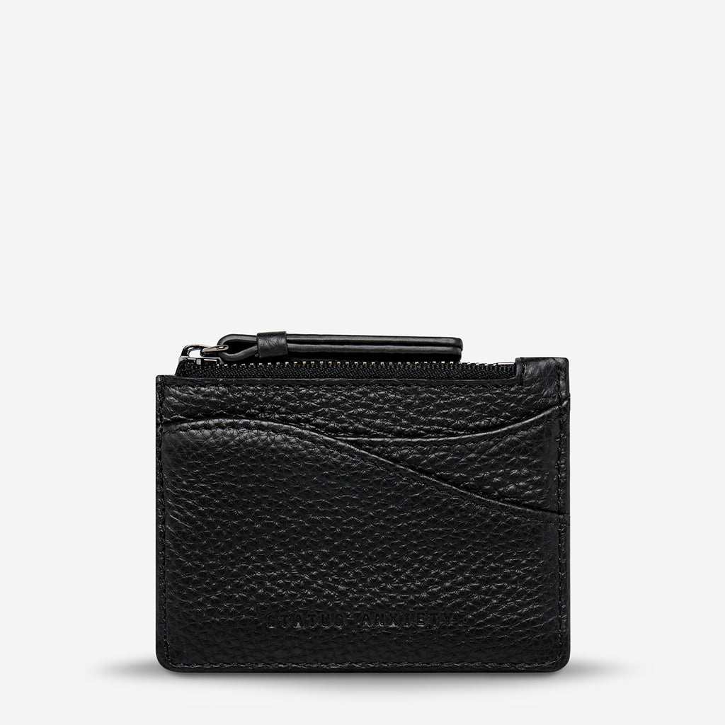 Hearts Still Beating Women's Black Leather Wallet | Status Anxiety®