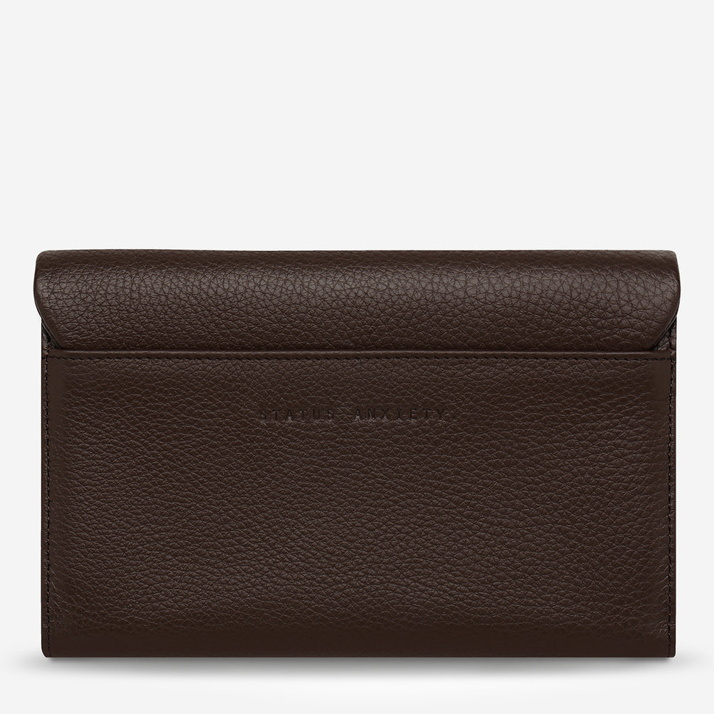 Remnant Cocoa Leather Women's Wallet | Status Anxiety®