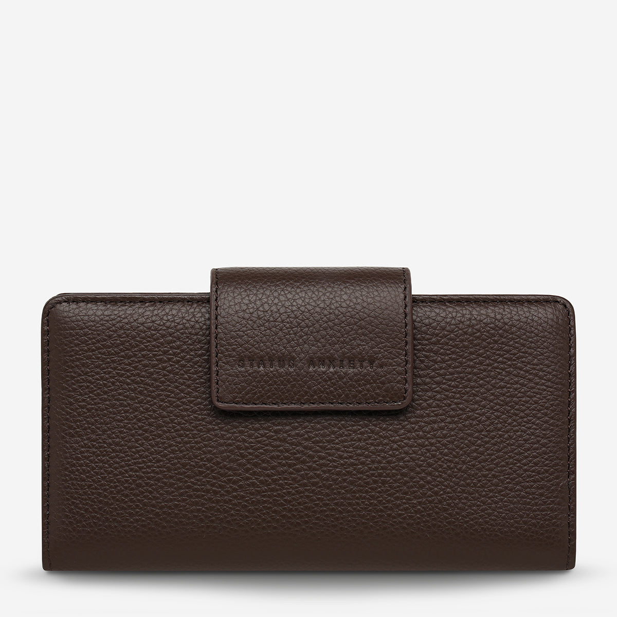 Ruins Women's Cocoa Leather Wallet | Status Anxiety®
