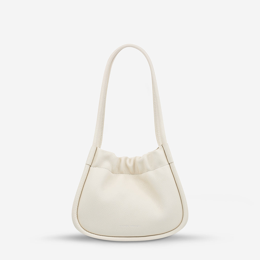 Ordinary Pleasures Women's Chalk Leather Handbag | Status Anxiety®