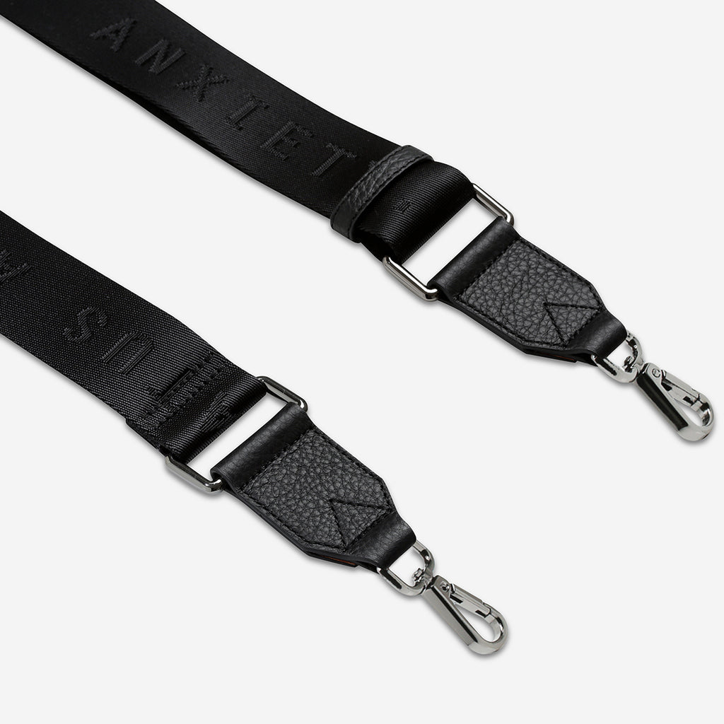Medium Black Webbed Strap | Status Anxiety®