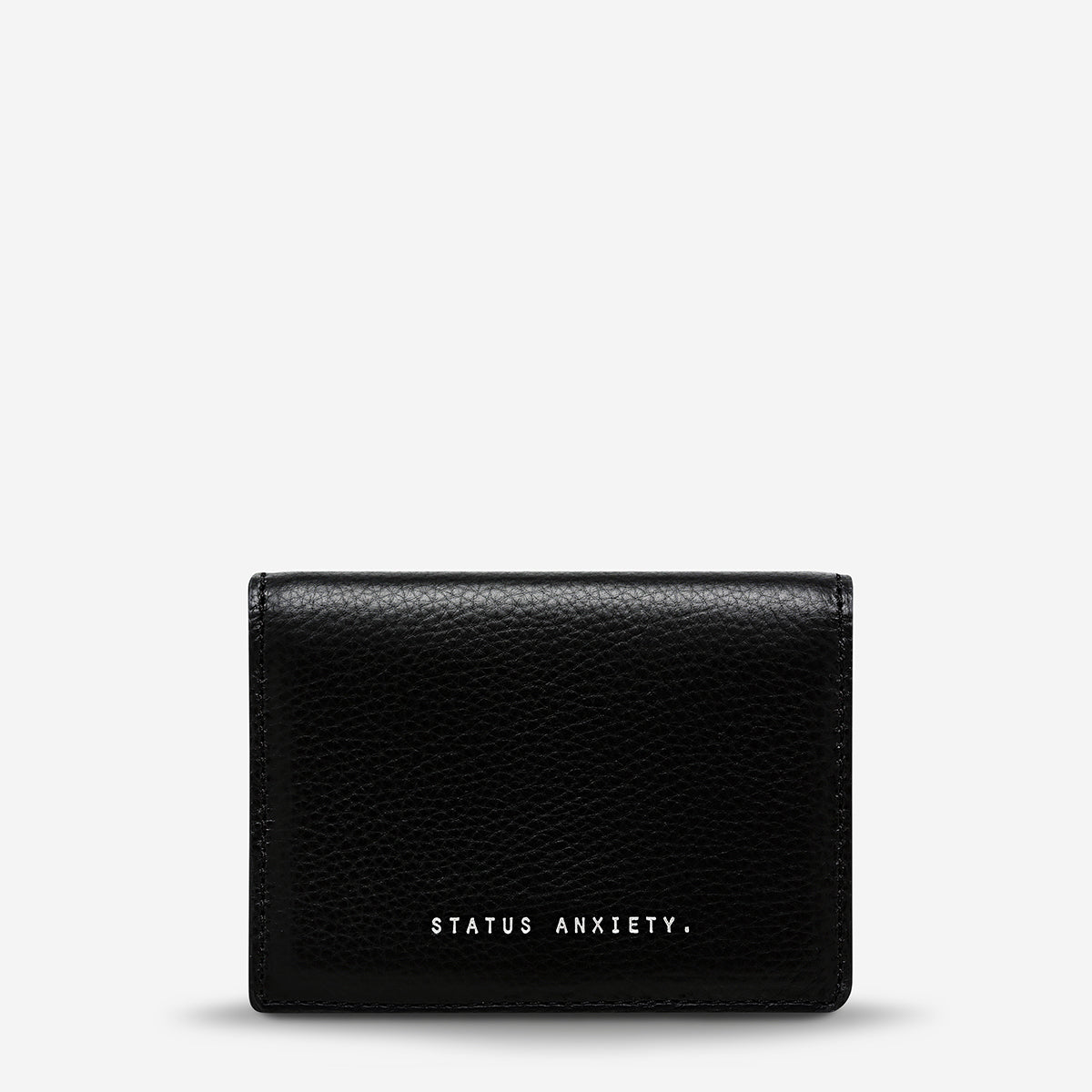 Easy Does It Women's Black Leather Wallet | Status Anxiety®