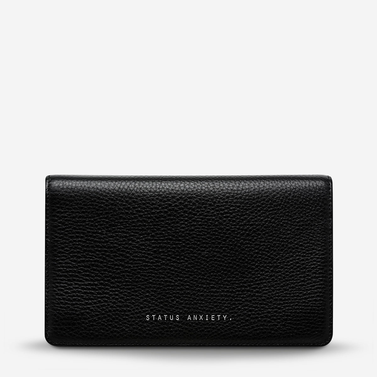 Living Proof Women's Black Leather Wallet | Status Anxiety®